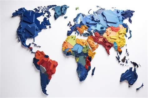 Mapa Pol Tico Da Am Rica Do Sul Foto Premium