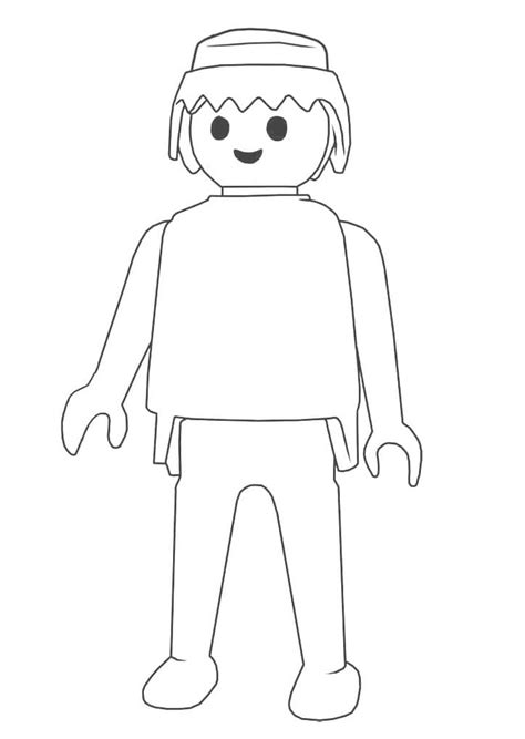 Coloriage Dessin Gratuit De Playmobil T L Charger Et Imprimer Gratuit