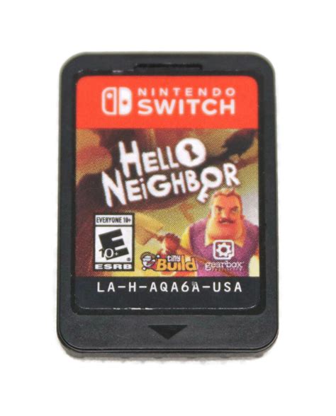 Hello Neighbor Nintendo Switch Video Game Cartridge Only Rated E