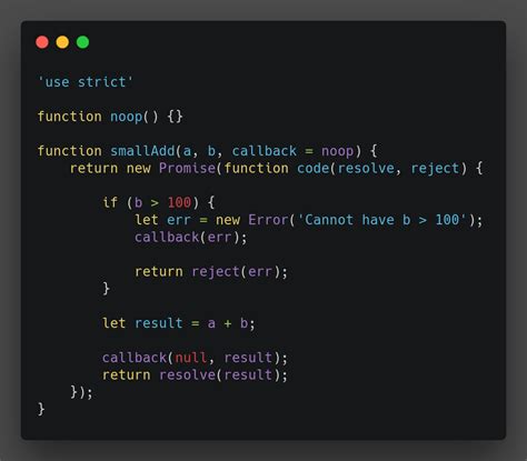 JavaScript Promises Unkept HueStones
