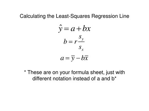 ppt 3 2 residuals and least squares regression line powerpoint presentation id 3546726