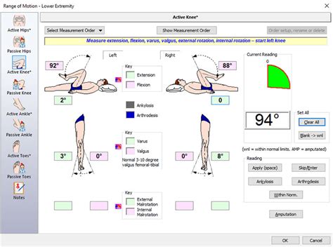 Advanced Digital Goniometers For Clinical Use E LINK