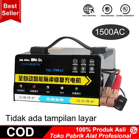 Charger Aki Otomatis Smart Intelligent Auto Repair Mobil Motor Kapal