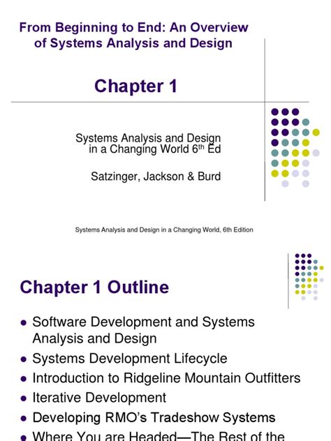 mis541 chapter1 use case software development process