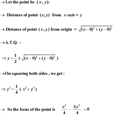 Find The Equation To The Locus Of A Point Which Moves So That Its