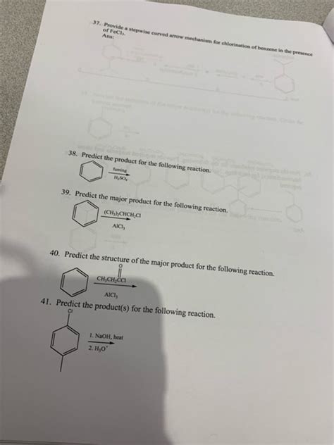 Solved 37 Provide A Stepwise Curved Arrow Mechanism For Chegg