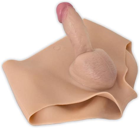 Realistischer Silikon Umschnall Dildo Mit Penis Und Hoden In Gr S M