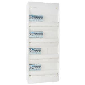 Tableau électrique prééquipé HAGER 4 rangées 13 modules Gamma 123elec
