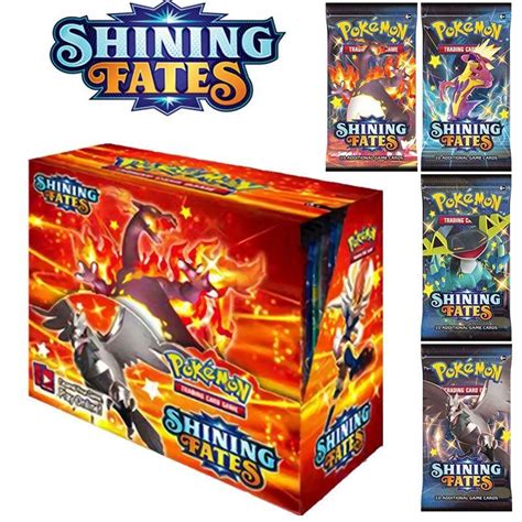 Pokémon TCG Shining Fates Sealed Booster Box Trading Card Game on eBid