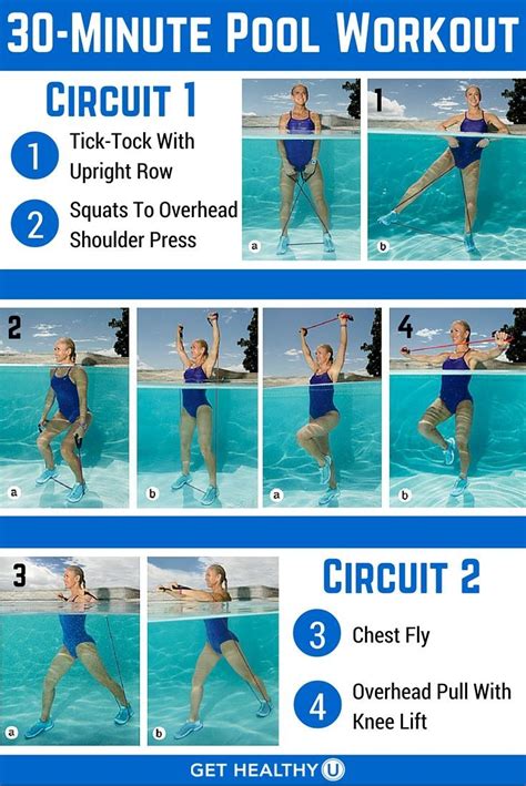 Diagrams Of Water Aerobic Exercises Pin By Jennifer Cram On