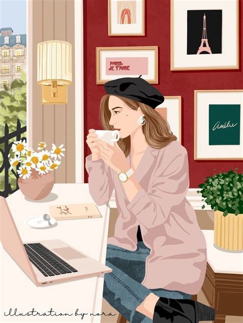 Pin by Dalete Crepaldi on ILUSTRAÇÕES Girls cartoon art Ilustration