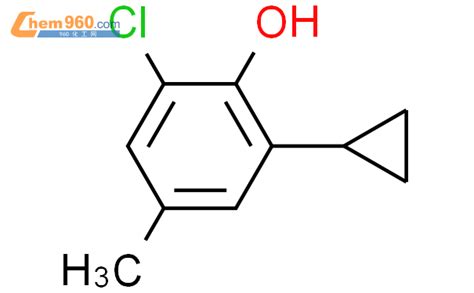 869085 53 0 PHENOL 2 CHLORO 6 CYCLOPROPYL 4 METHYL 化学式结构式分子式mol
