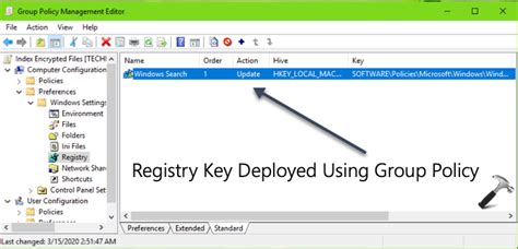Deploy A Registry Key Using Group Policy