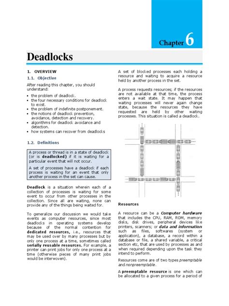 deadlocks pdf process computing areas of computer science