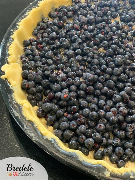 Tarte Aux Myrtilles Recette Alsacienne Bredele Alsace