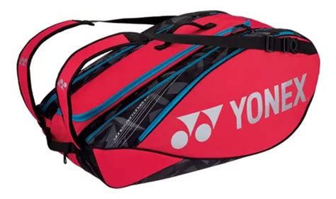Raquetero Yonex Pro Raquect Bag 9pcs Tango Red Vcore Meses sin interés