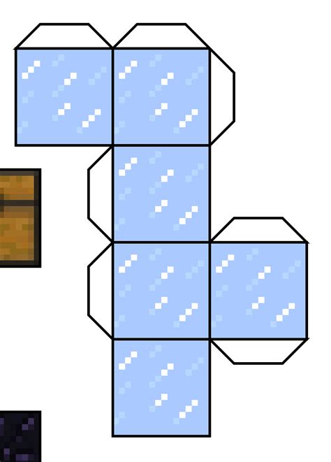 New Minecraft Papercraft Water Solo Hermosas