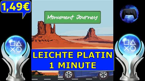 MONUMENT JOURNEY PS4 PS5 Super Leichte Platin In 1 Minute