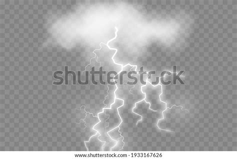 Vector Lightning Lightning Png Thunderstorm Lighting Stock Vector