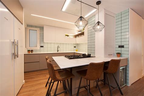 Ideas para instalar lámparas colgantes en la cocina