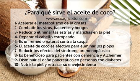 Aceite de coco para qué sirve Aplicaciones para salud cabello piel