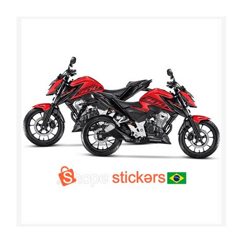 Adesivo Cb F Twister Prote O De Tanque E Lateral Moto