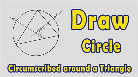 construct a circle circumscribed around a given triangle youtube