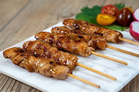 Yakitori Brochettes de poulet grillé Un favori des barbecues