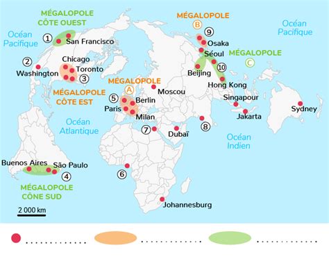 D Crypter Imagen Carte Des Grandes M Tropoles Mondiales Fr