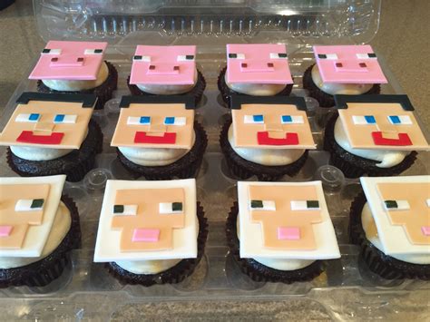 Minecraft Edible Cupcake Toppers Etsy
