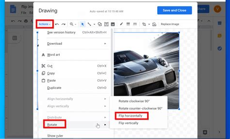 How To Flip An Image In Google Docs Itechguides