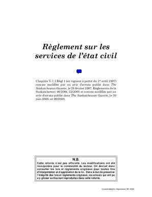 Remplissable En Ligne Rglement Sur Les Services De L Tat Civil Fax