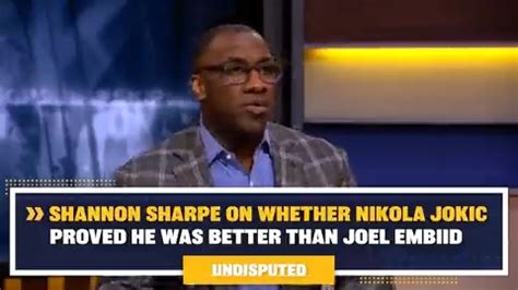 UNDISPUTED on Twitter ShannonSharpe on whether Nikola Jokić proved