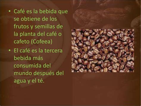 PPT EL CAFÉ PowerPoint Presentation free download ID 2440638