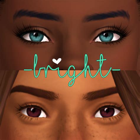Bright A Default Eye Replacement The Sims Create A Sim Curseforge