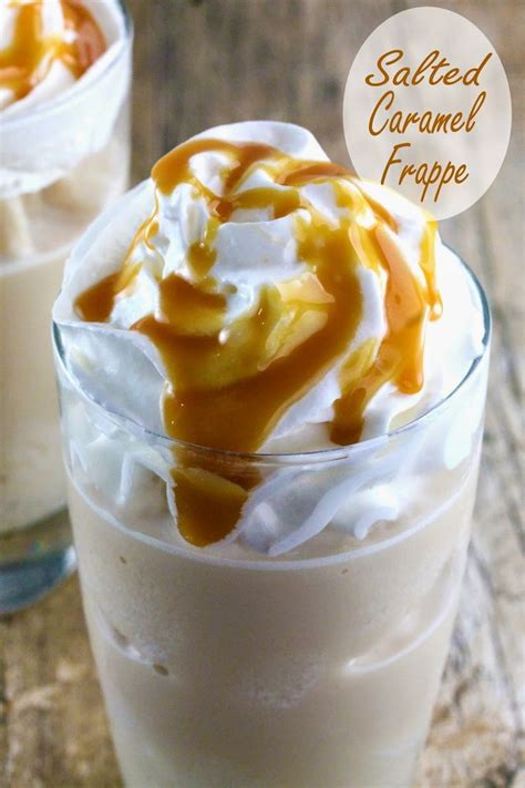 Salted Caramel Frappe Frappe Recipe Homemade Chocolate Chips