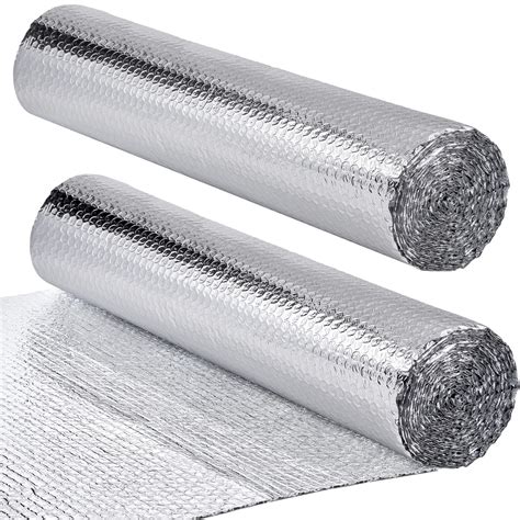 Double Sided Bubble Reflective Foil Insulation Rolls 24 Inch X 20 Ft