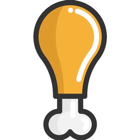 Chicken Leg Vector Svg Icon Svg Repo