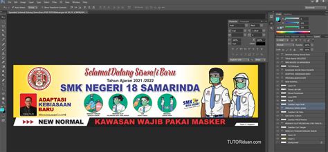 Contoh Spanduk Siswa Baru