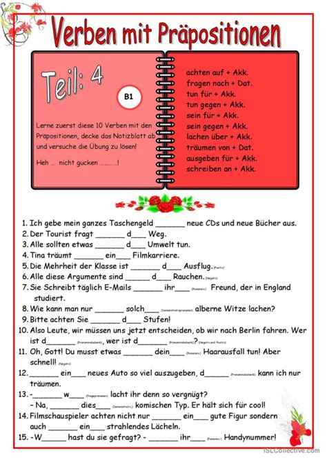 Verben Mi English ESL Worksheets Pdf Doc