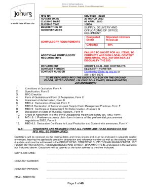 Fillable Online Page 1 Of 40 SUPPLY DELIVERY AND OFFLOADING OF Fax