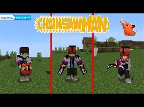 ADDON MOD DE CHAINSAW MAN Para Minecraft Pe 1 19 ChainsawMan Para