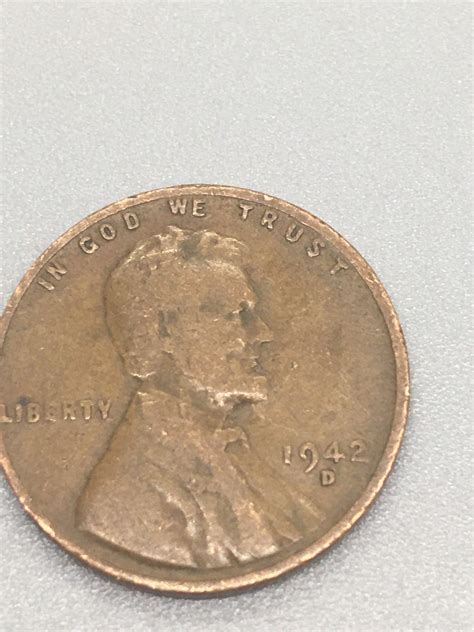 1942 D Lincoln Wheat Penny Rare Errors Coin Collectible Etsy