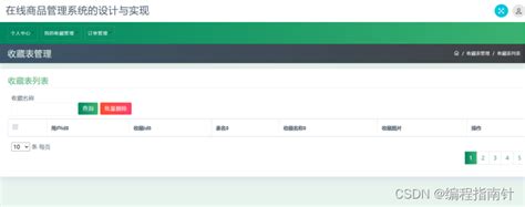 计算机java项目｜在线商品管理系统的设计与实现 java 商品管理系统 csdn博客