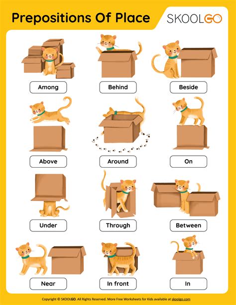 Esl Preposition Of Place Worksheet