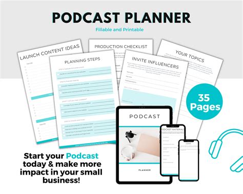 Podcast Planner Template Free