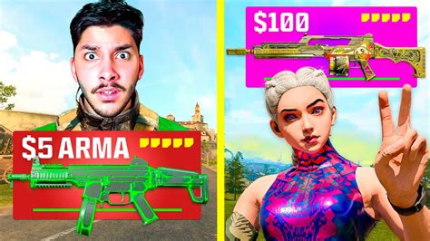 Arma Barata Vs Arma Cara En Warzone Youtube