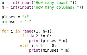 Striped Rectangle In Python CopyAssignment