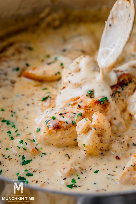 30 Minute Chicken And Shrimp Alfredo Recipe Video Munchkin Time
