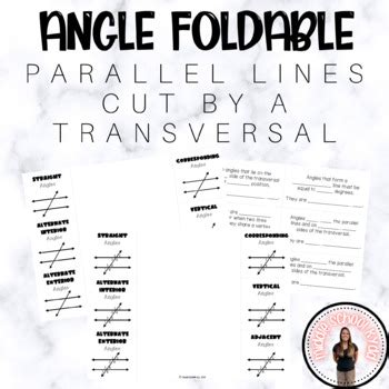 Parallel Lines Cut By A Transversal Identifying Angle Pairs